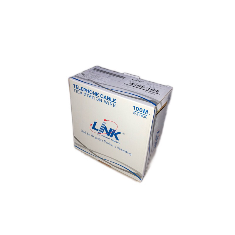 LINK สายโทรศัพท์ TIEV 4C-0.65mm 22AWG UL-1034 | Shopee Thailand
