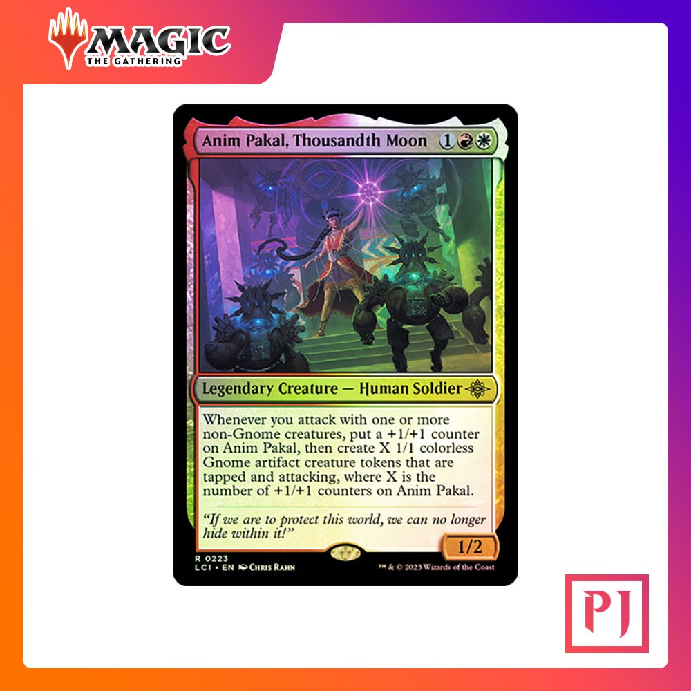 [MTG] Anim Pakal, Thousandth Moon [LC1] [MULTI] [RARE] [FOIL] [ENG ...