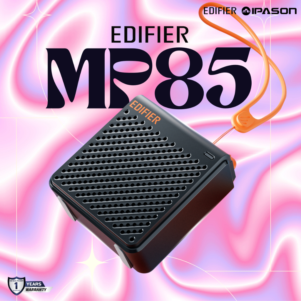EDIFIER รุ่น MP85 Bluetooth Speakers ลำโพง บลูทูธ BLACK/WHITE รับประกัน 1 ปี โดย IPASON | Shopee ...
