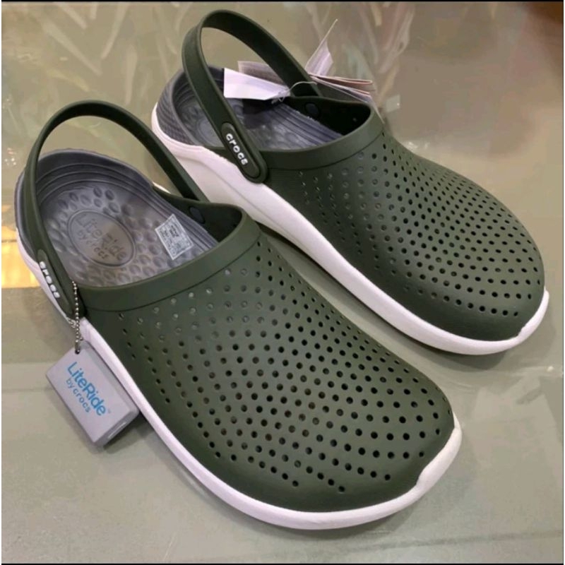 Crocs Lite Ride Clog รองเท้าแตะ แบบลำลอง มาใหม่สุดฮิต ใส่ได้ทุกเพศ มี ...