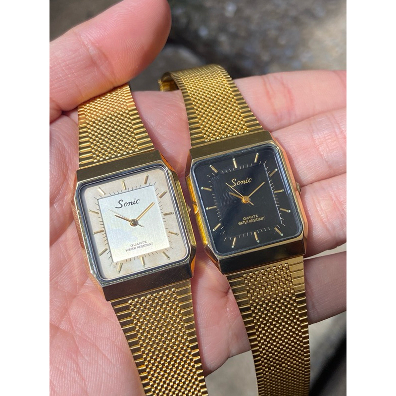 ขายนาฬิกา Sonic quartz เรือนทอง กันน้ำ ของแท้ มือ1 ขายล้างสต๊อก ...