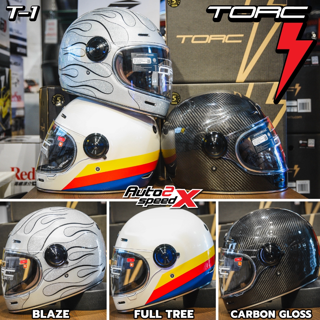 หมวกกันน็อค TORC T1 สไตล์คลาสสิค วินเทจ แบรนด์ USA | Shopee Thailand