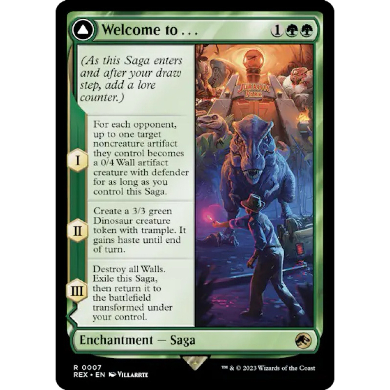 MTG (REX) Welcome to . . . (Universes Beyond: Jurassic World Collection ...