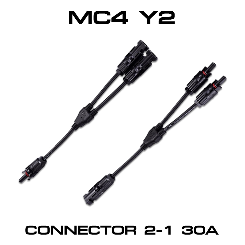 Lumira Solar Connector รุ่น MC4 สาย Y ต่อแยก 1 ออก 2 - 4 สำหรับแผงเซลล์และ ระบบไฟฟ้าโซลาร์เซลล์ ...