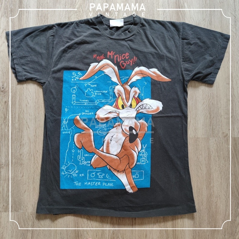 [ LOONEY TUNES ] Danger Genius At Work ฟอกไบโอ นุ่ม เสื้อการ์ตูน ลูนี่ ...