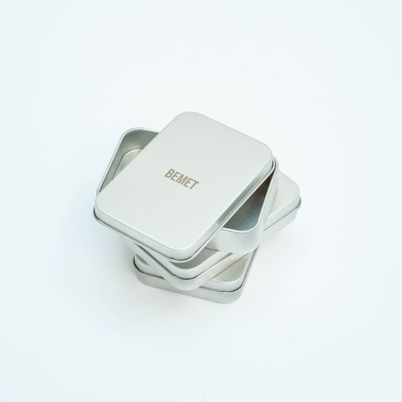 Bemet Tin box *สามารถสลักข้อความได้ฟรี* | Shopee Thailand