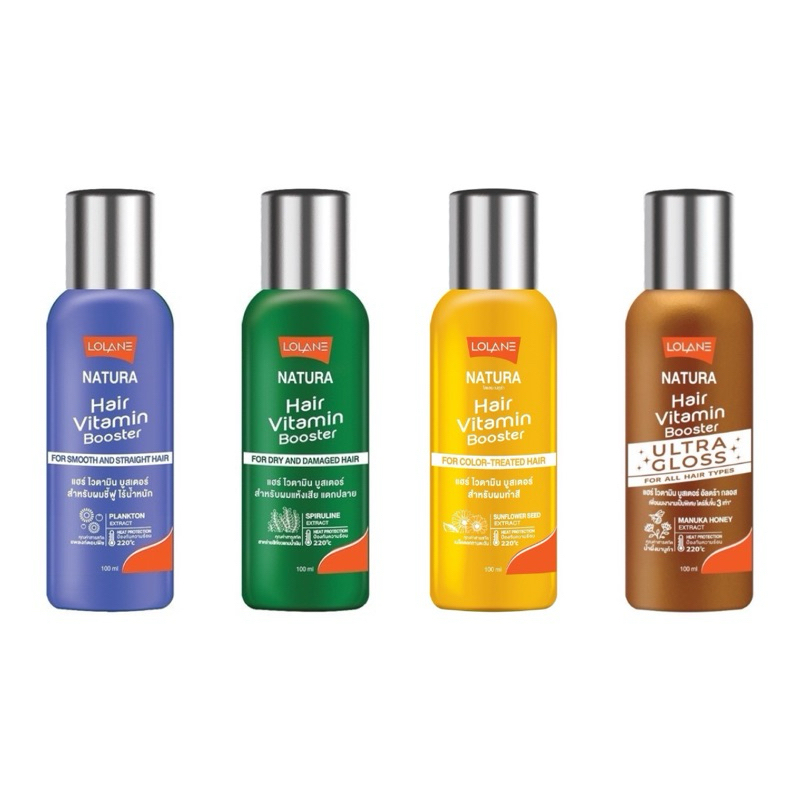 Lolane โลแลน แฮร์ ไวตามิน บูสเตอร์ อาหารผม 100ml | Shopee Thailand