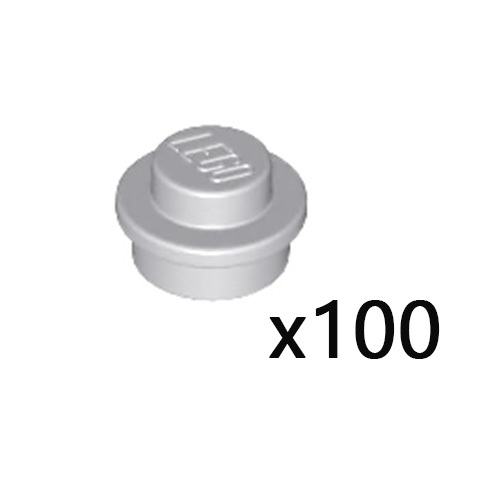 [133] x100 ชิ้น - ชิ้นส่วนเลโก้ Lego Part Plate, Round 1 x 1 (4073 ...