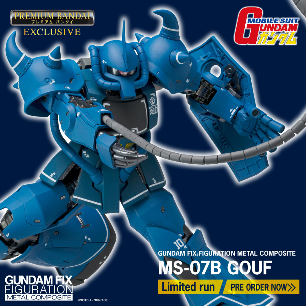 (พร้อมส่ง) Gundam Fix Figuration Metal Composite MS-07B Gouf | Shopee ...