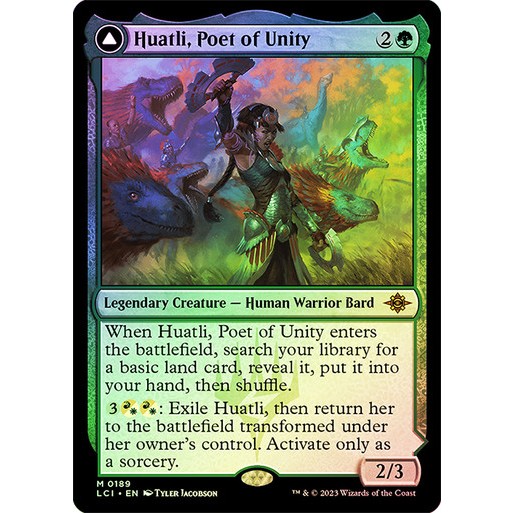 [MTG][Single][LCI] Huatli, Poet of Unity ระดับ Mythic [ภาษาอังกฤษ ...