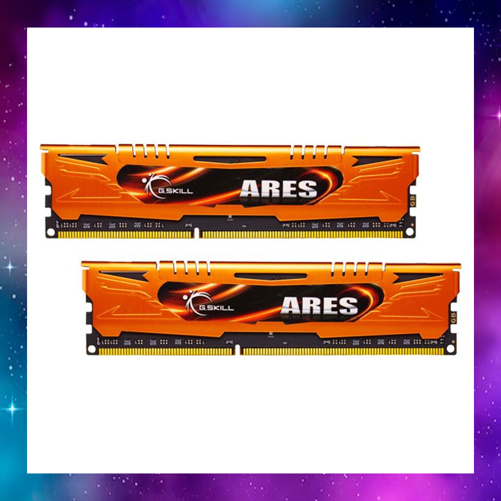 8GB (4GBx2) DDR3 2133MHz RAM (หน่วยความจำ) G.SKILL ARES ใช้งานปกติ ...