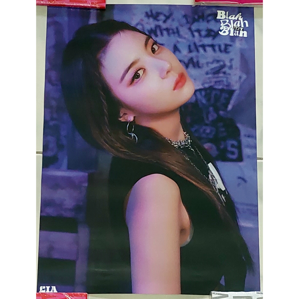Poster ลีอา ของแท้ POB ร้าน MIDZY JP จาก อัลบั้ม ญี่ปุ่น ITZY - Blah Blah Blah Japanese Album ...