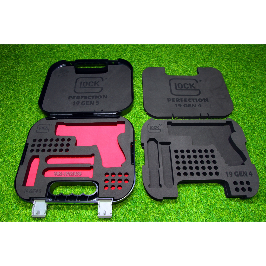 GLOCK 19 GLOCK 26 และ SIG SAUER P365 โฟม EVA ตัดเข้ารูปกล่องเดิม ...