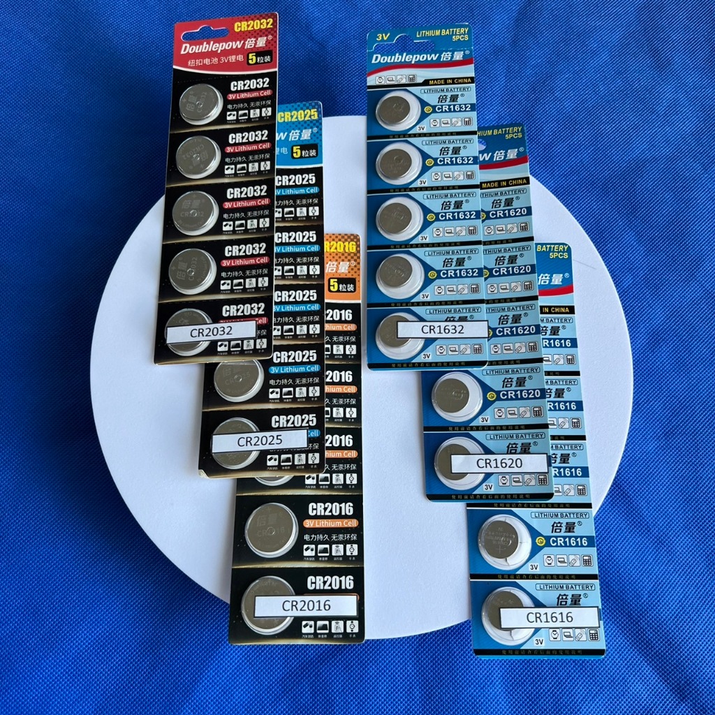 ถ่านกระดุม 3V CR2032,CR2025,CR2016,CR1632,CR1620,CR1616,CR1220 Lithium (ถ่านเกรดA มีประกันทุก ...