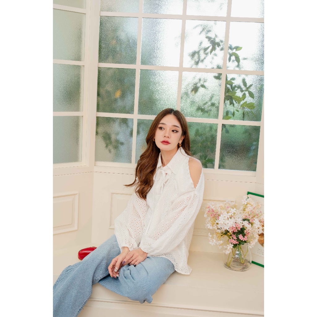 Pamlook Darling top ลูกไม้ | Shopee Thailand