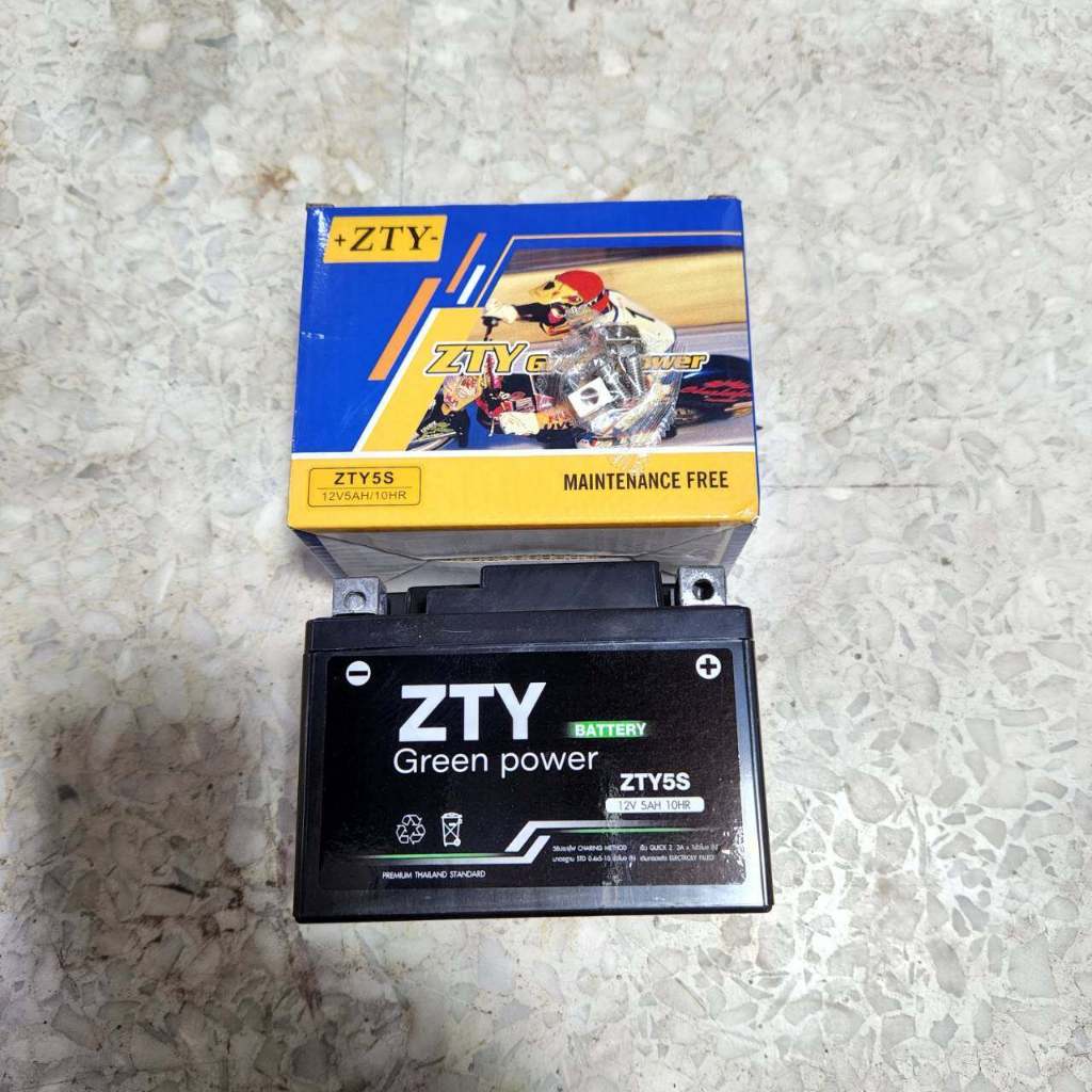 แบตเตอรี่ 5A ZTY เวฟ110i , สกูปปี้ , คลิ๊ก , ฟีโน่ แบตเตอรี่มอเตอร์ไซค์ ...