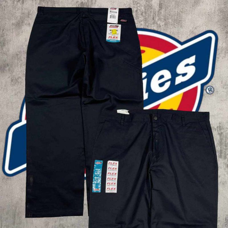 #Dickies_ขายาว_ป้ายห้อย_มือสอง_สีดำ_5กระเป๋า_ของแท้ | Shopee Thailand