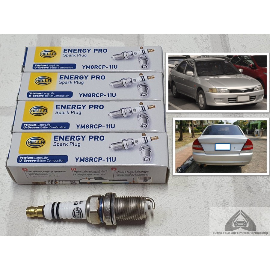 หัวเทียน Mitsubishi Lancer CK โฉมท้ายเบนซ์ ชุด 4 หัว / 10 หัว ชนิดยิธเท ...