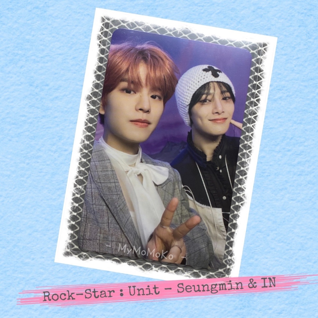 Unit - ROCK-STAR - Stray Kids - การ์ดอัลบั้ม Photocard [แกะบั้มเอง ...