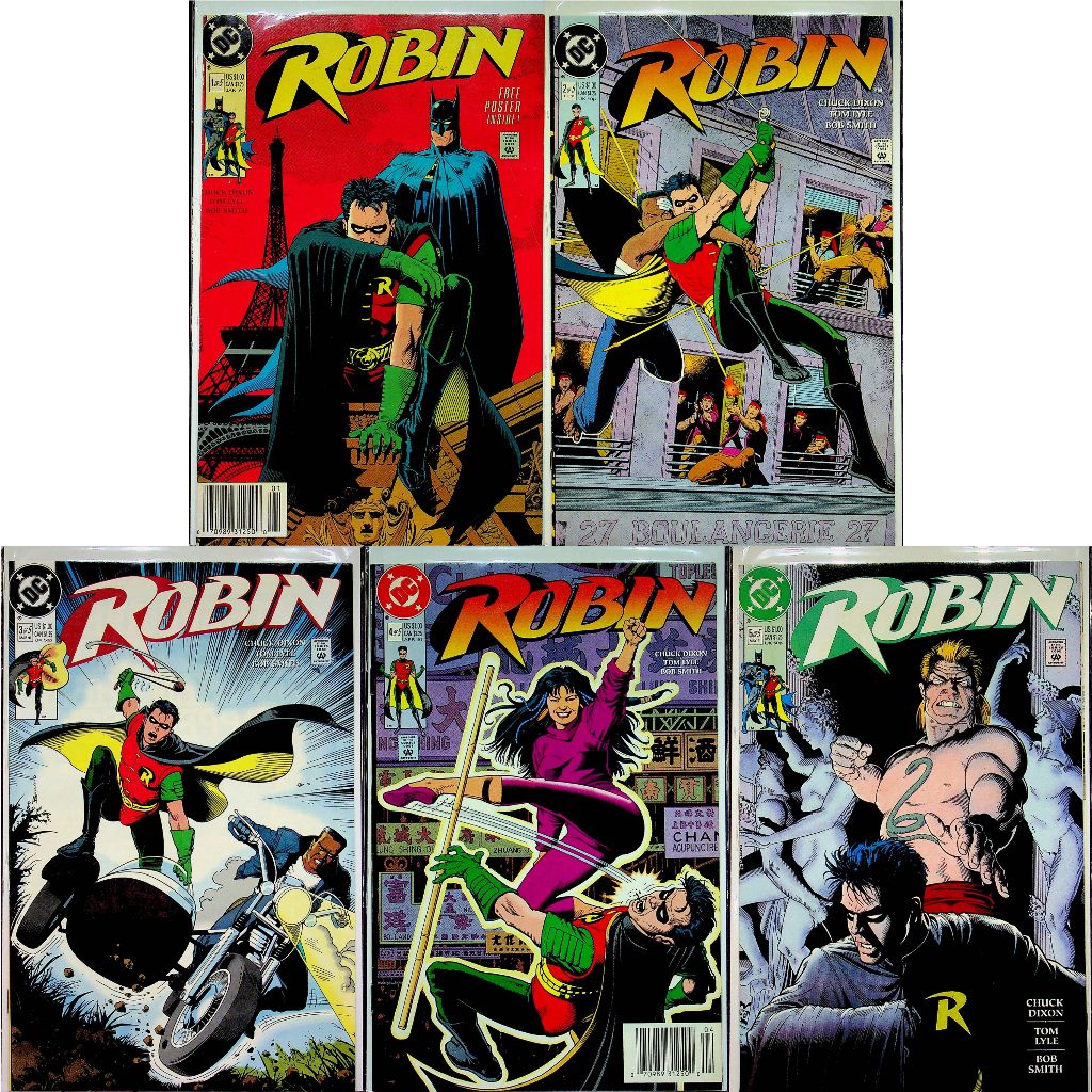 Robin Volume 1 #1-5 /(เซ็ท 5 เล่ม) 📚พิเศษ/ชุด หนังสือการ์ตูน ภาษาอังกฤษ ...