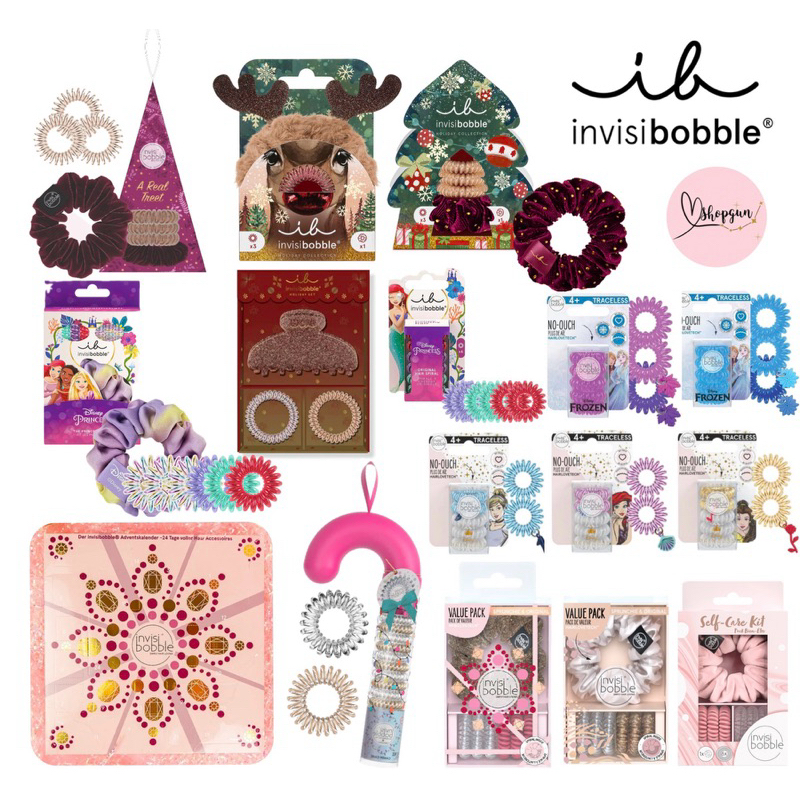 พร้อมส่ง Invisibobble boxset holiday set limited edition set gift set ...