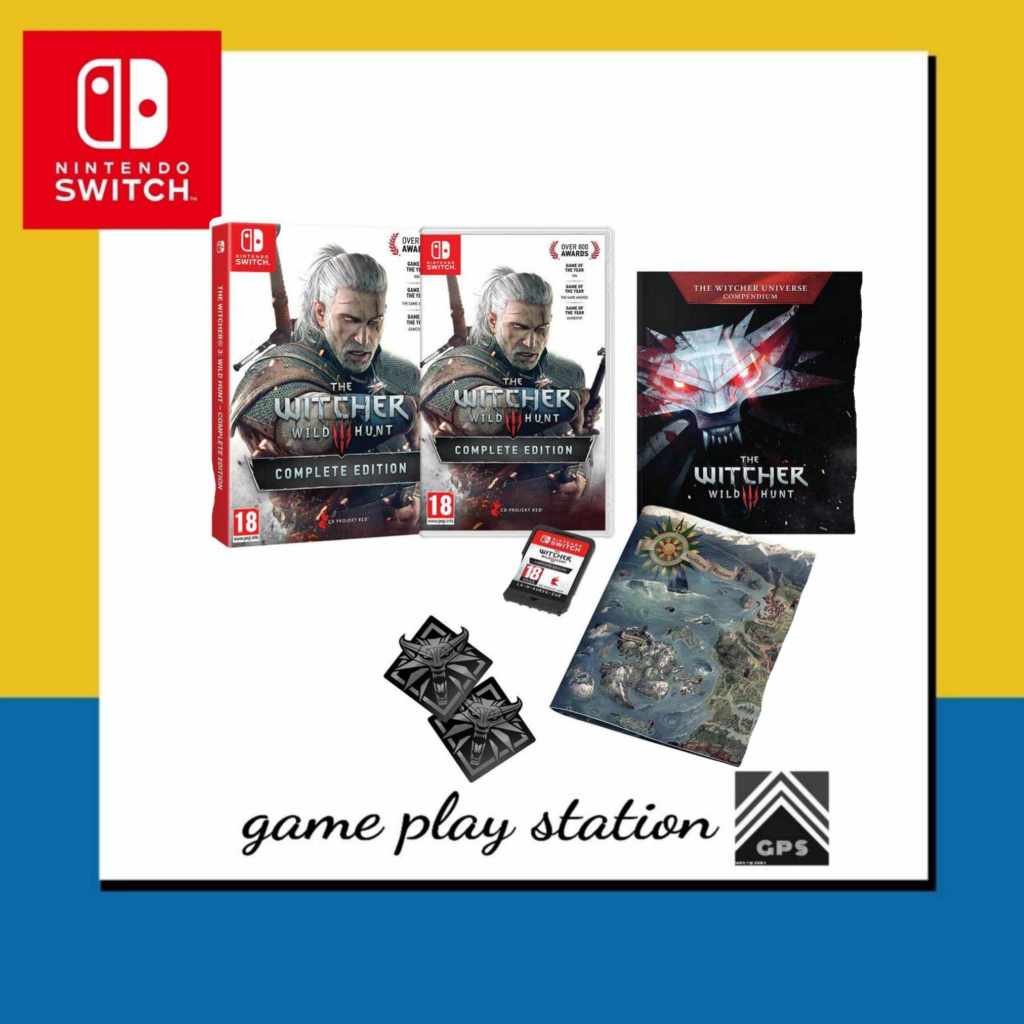 nintendo switch the witcher 3 wild hunt complete edition ( english zone 2 ) | Shopee Thailand