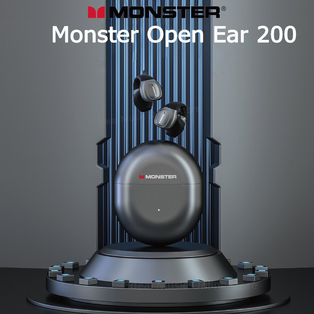 Monster Open Ear 200 หูฟังบลูทูธ Bluetooth 5.3 หูฟัง 3D HiFi Stereo ...