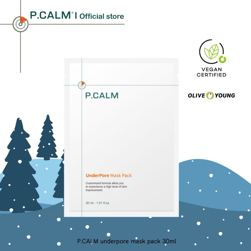 [P.CALM] UnderPore Mask Pack (1EA/5EA) | Shopee Thailand