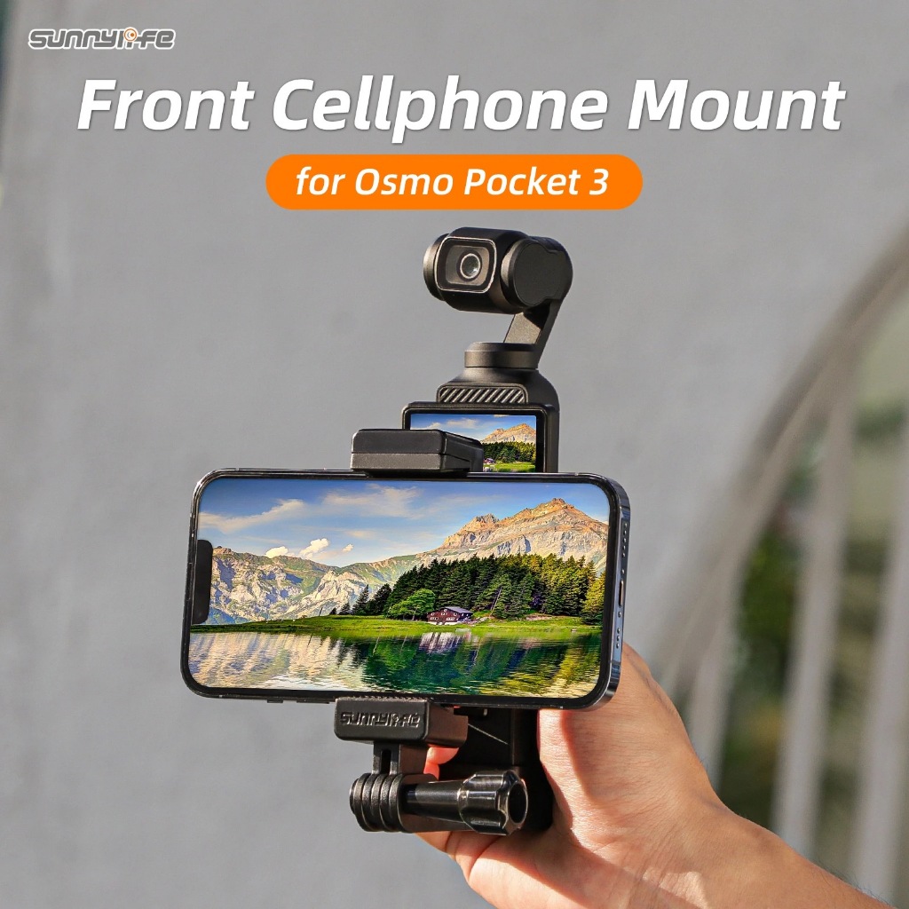 Sunnylife For Pocket 3 Front Phone Holder Mount Handheld Tripod ...