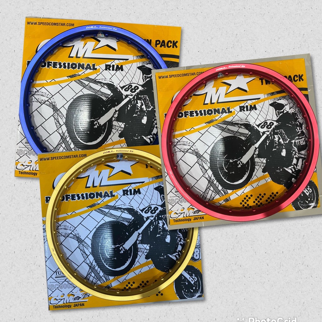 วงล้อ COM Professional Rim ขนาด 1.40-17 / 1.60-17 วงล้ออลูมิเนียม ...