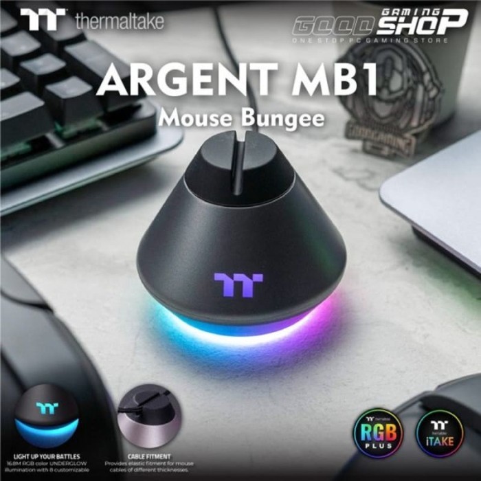 THERMALTAKE ARGENT MB1 RGB Gaming Mouse Bungee (GEA-MB1-MSBSIL-01 ...