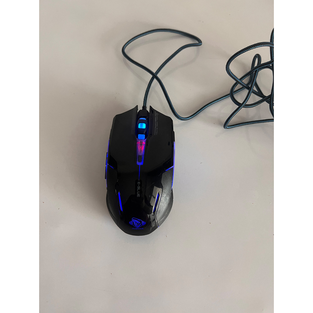เมาส์สำหรับเล่นเกม E-Blue Auroza Type-G 3000 DPI Optical LED Gaming ...