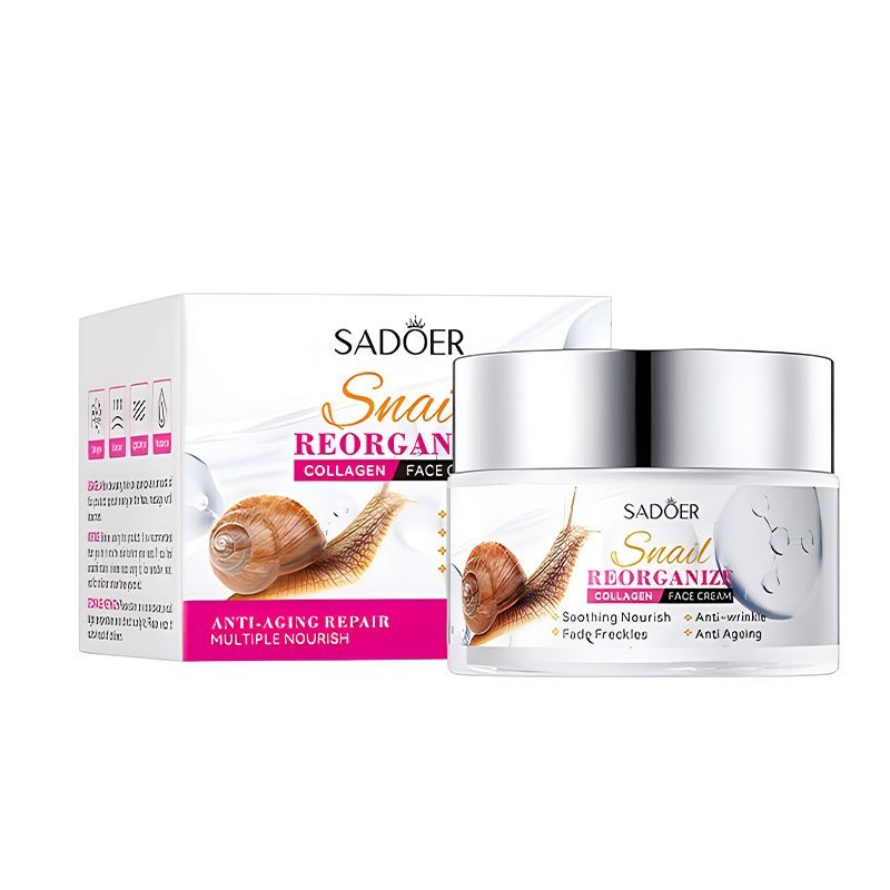 SADOER SNAIL RECONDIZE COLLAGEN FACE CREAM ครีมบำรุงผิวหน้า ขนาด 50 g ... SADOER SNAIL RECONDIZE COLLAGEN FACE CREAM ครีมบำรุงผิวหน้า ขนาด 50 g ...