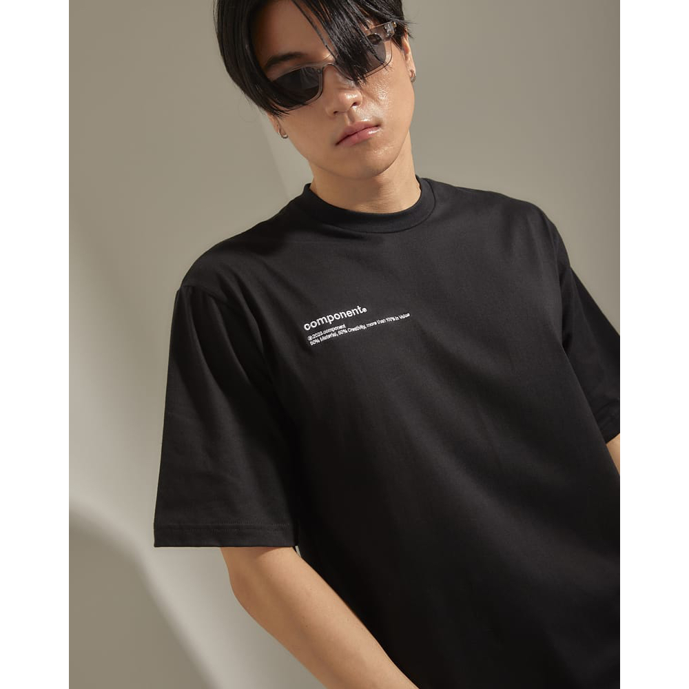COMPONENT COULDN'T CARE LESS ORIGINAL T-SHIRT - BLACK | Shopee Thailand