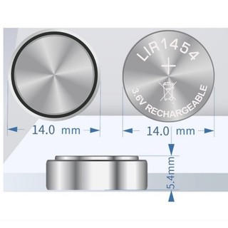 LIR1454 Coin Cell ICR1454 3.6V original TWS bluetooth headset ...