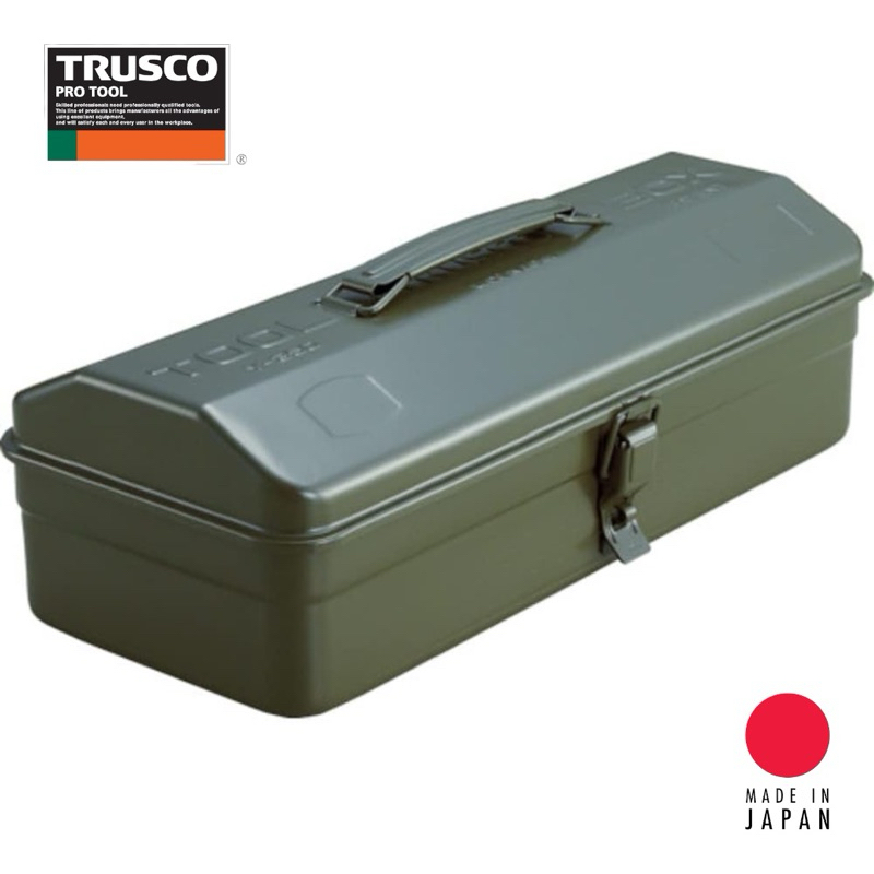 กล่องเครื่องมือเหล็ก TRUSCO T-320-OD / Y-350 Military Green 🇯🇵พร้อมส่งทันที | Shopee Thailand
