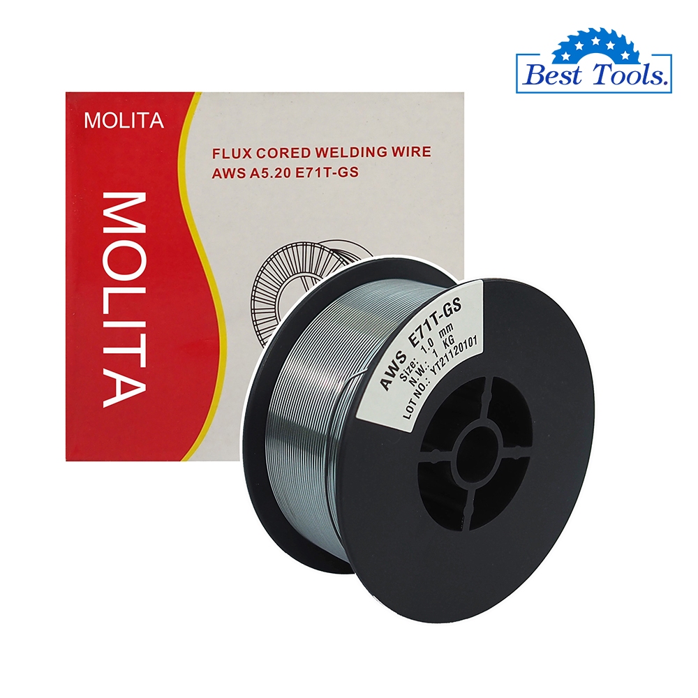 MOLITA ลวดเชื่อมฟลักคอร์ FLUX CORE ลวดเชื่อมไม่ใช้แก๊ส ขนาด 0.8mm 1.0 ...