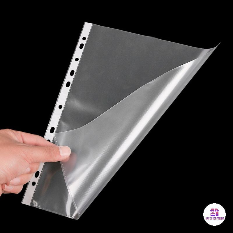 ไส้แฟ้ม 100 ใบ แฟ้มซอง A4 โชว์เอกสาร ซองเติมแฟ้ม ซองใสเอนกประสงค์ แบบ ...