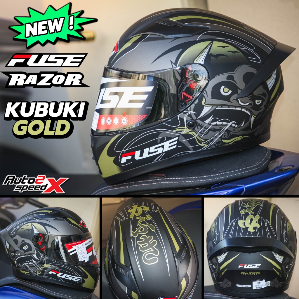 [ใช้โค้ดคุ้มลด 20%] หมวกกันน็อค FUSE RAZOR SP 2024 ใหม่ล่าสุด | Shopee ...