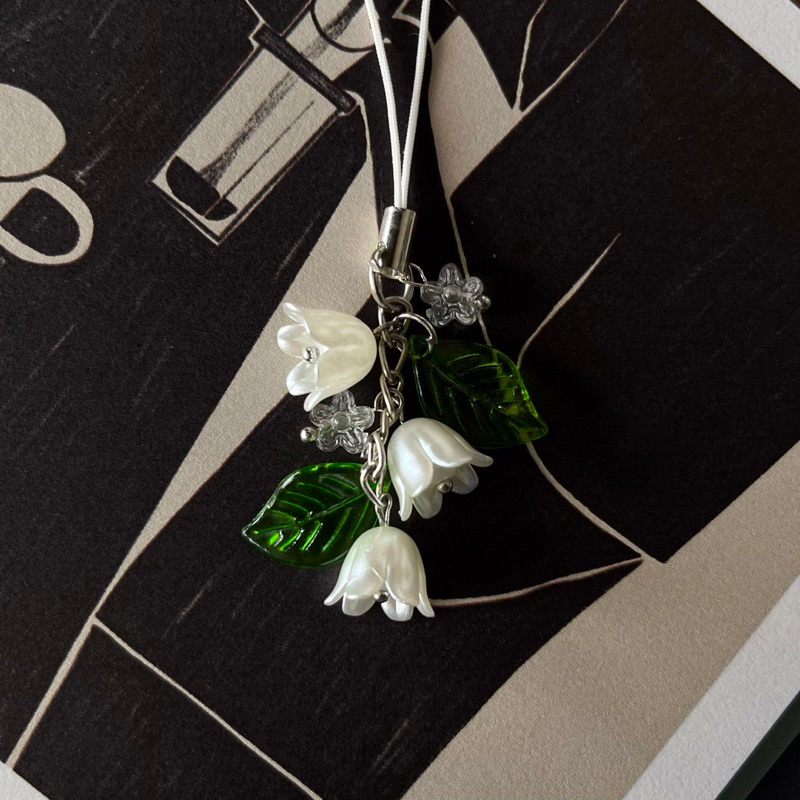 Eden - Lily of the valley phone charm / keychains | Shopee Thailand