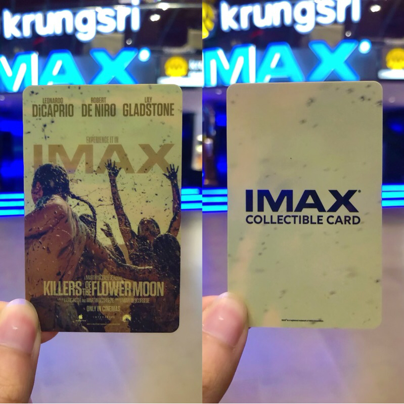 บัตรสะสม Killers of the Flower Moon IMAX Collectible Card จาก Major ...