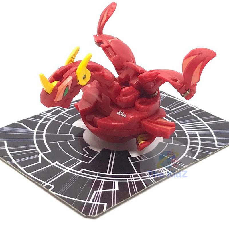 บาคุกัน Bakugan Maxus Ultra Dragonoid Red Pyrus rare(สีแดงล้วน ...