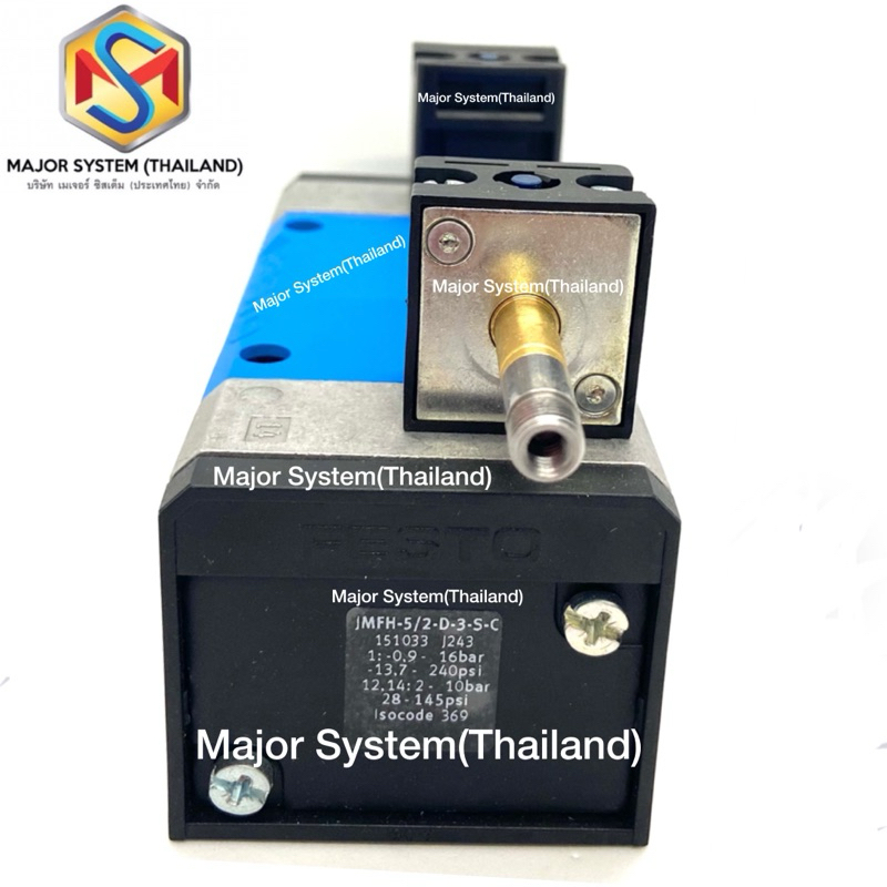 Festo JMFH-5/2-D-3-S-C Solenoid valve โซลินอยล์วาล์วลมfesto ขายวาล์วลม ...