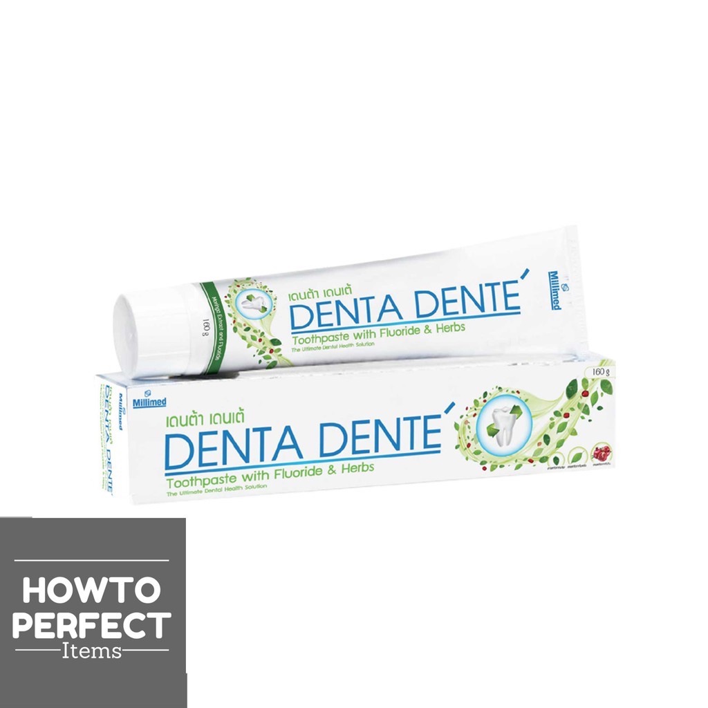 Denta Dente ยาสีฟัน เดนต้า เดนเต้ Organic Fluoride millimed | Shopee ...