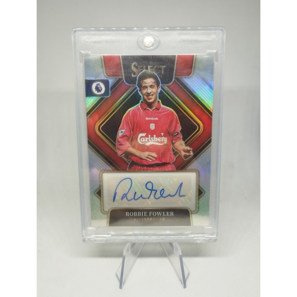 การ์ดลายเซ็นนักฟุตบอล Robbie Fowler Panini Select Premier League ...