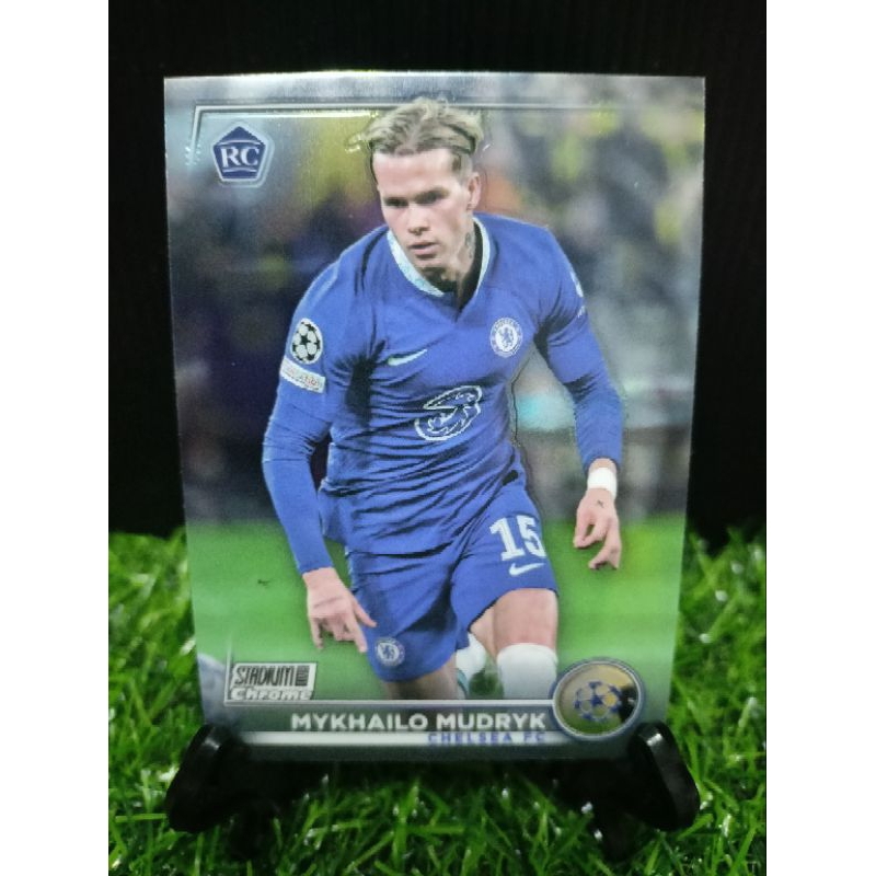 UEFA 2023 "MYKHAILO MUDRYK" #15 CHELSEA Rookie Card RC Topps Stadium ...