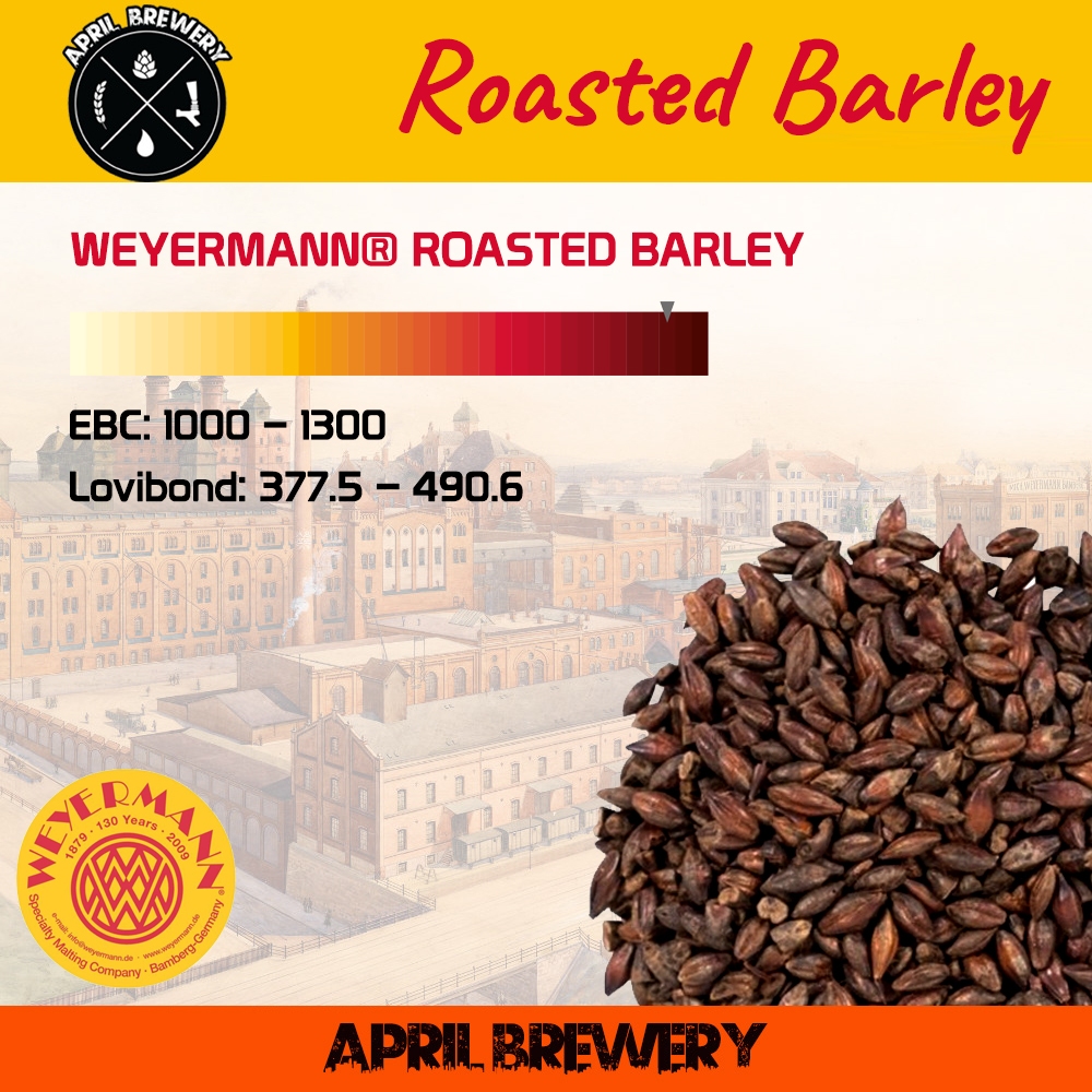 มอลต์ Roasted Barley Malt Weyermann Malt Homebrew ทำเบียร์ จาก Germany ... มอลต์ Roasted Barley Malt Weyermann Malt Homebrew ทำเบียร์ จาก Germany ...