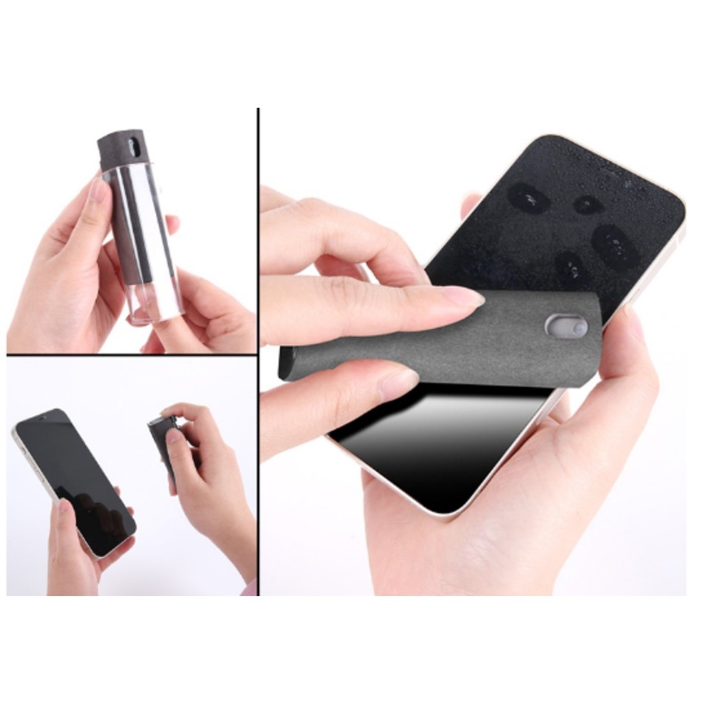 AC201 สเปรย์ทำความสะอาดหน้าจอมือถือพร้อมเคสแบบพกพา สำหรับทำความสะอาด ...