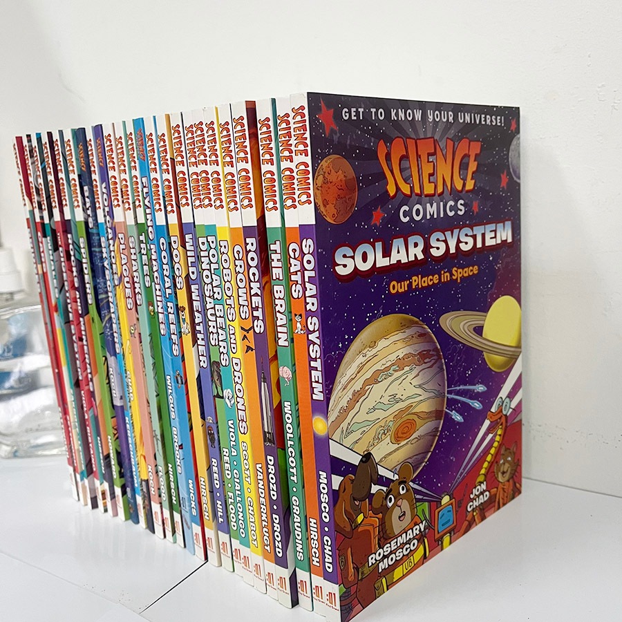 หนังสือ 30 เล่ม Science Comics Science Comics High gloss Paper Comics ...