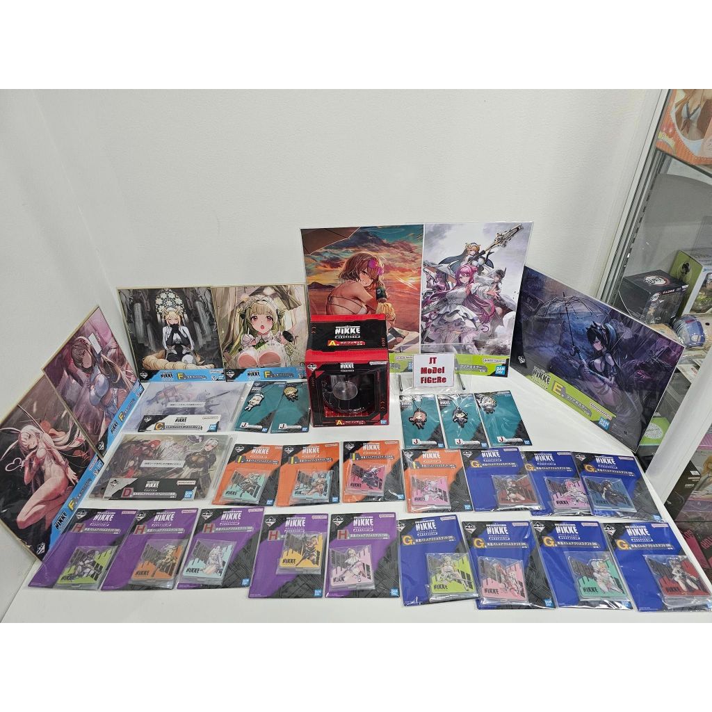 [Ichiban Kuji] มือ 1 ของแท้ Lot.JP ของสะสม Nikke Goddess of victory Chapter 2 รางวัล C D E F G H ...